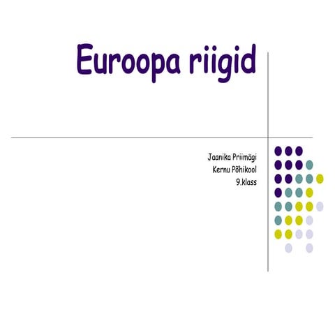 Euroopa riigid | PPT