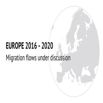 Europe migration flows under discussion | PPT
