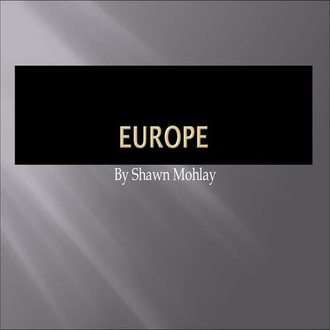 Summary unit 3 europe | PDF