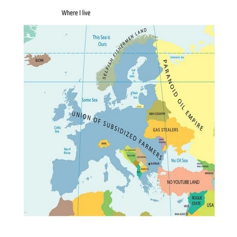 Europe according to countries | PPT