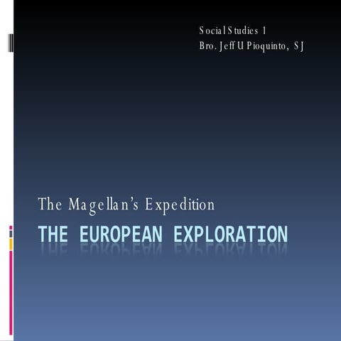 European Explorations | PPT