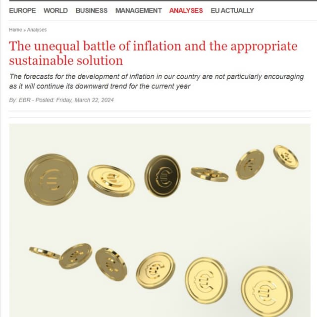 The unequal battle of inflation and the appropriate sustainable ...