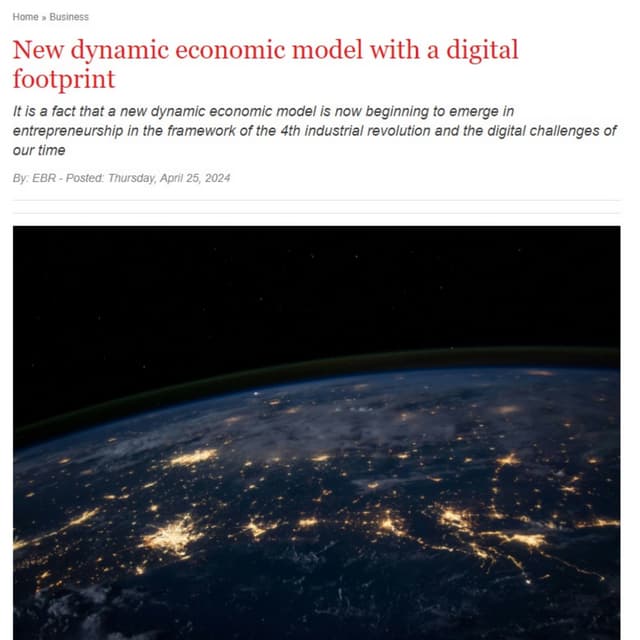 New dynamic economic model with a digital footprint | European Business ...