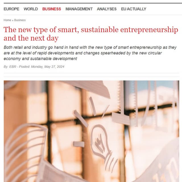 The new type of smart, sustainable entrepreneurship and the next day | European Business Review ...