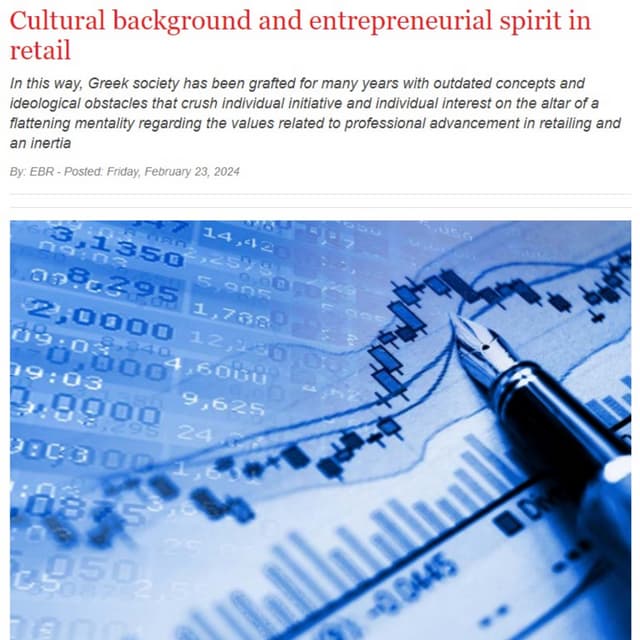 Cultural background and entrepreneurial spirit in retail - European ...