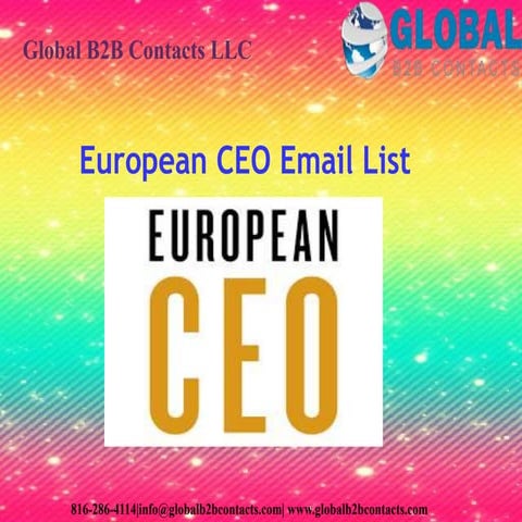 European ceo email list | PPTX