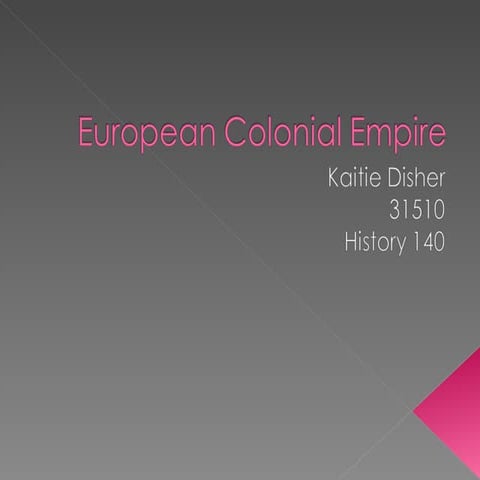 European Colonial Empire | PPT | Europe Travel | Travel Locations