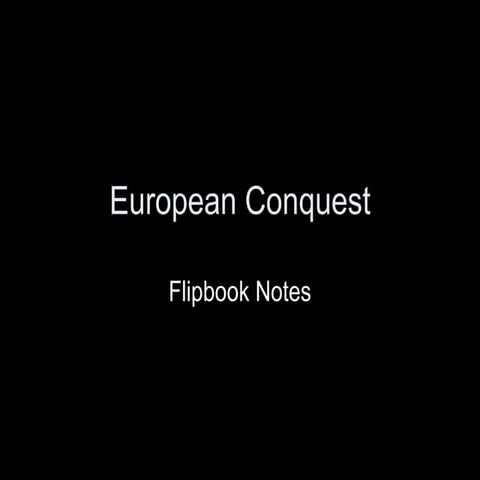 European conquest | PPT