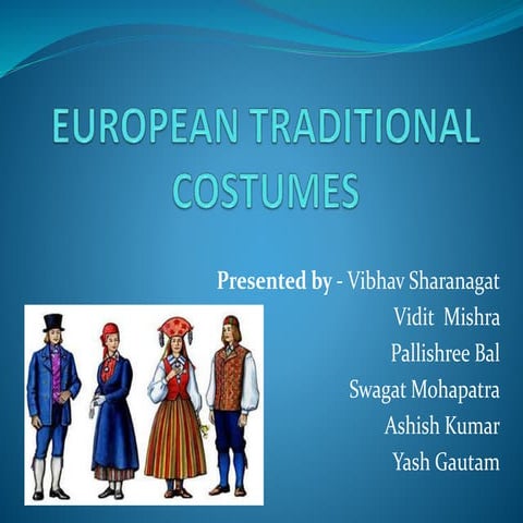 European costumes | PPT