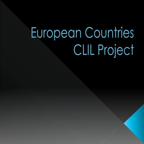 European countries CLIL project | PPTX | Europe Travel | Travel Locations