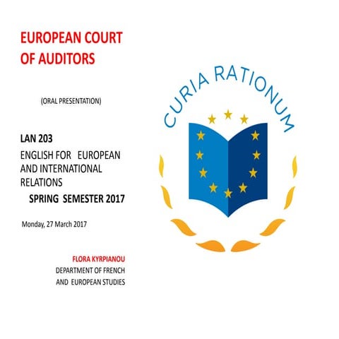European court of auditors | PPT