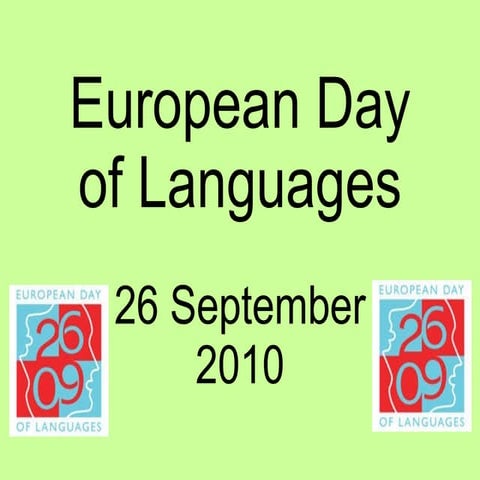 European day of languages ppp | PPTX