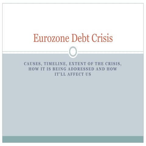 European Debt Crisis | PDF