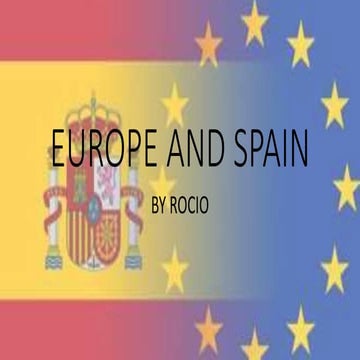 Europe and Spain | PPTX