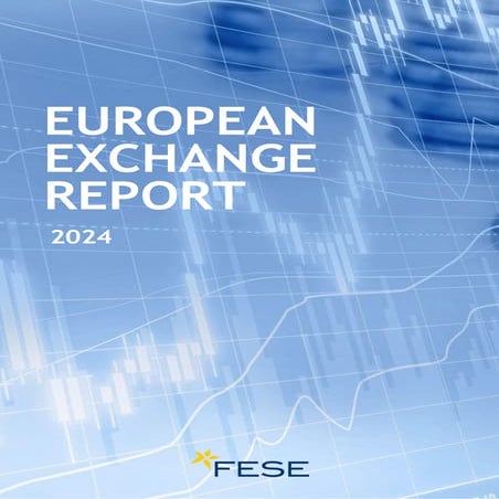 European Exchange Report 2024 - FESE Statistics | PDF