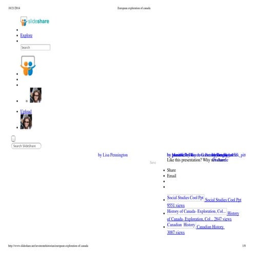 European exploration of canada | PDF