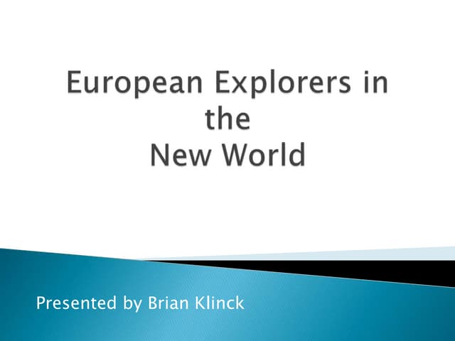 The Age of Exploration | PPTX