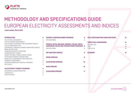 Platts moc explained | PDF