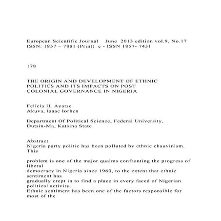 European Scientific Journal June 2013 edition vol.9, No.17.docx