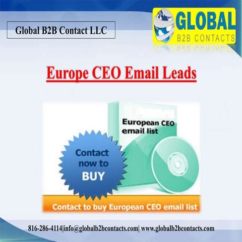 Europe ceo email leads | PPT