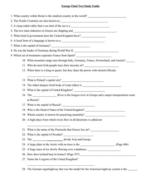 European Exploration Notes Handout | PDF