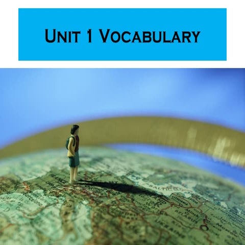 Europe geography unit 1 vocabulary | PPT