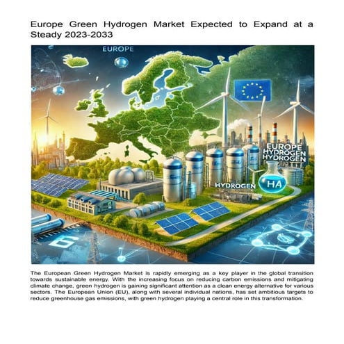 Europe Green Hydrogen Market | BIS Research | PDF
