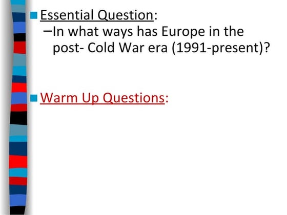 Chapter 30 Cold War Slidecast | PPT