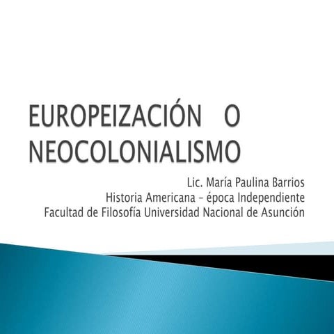 Neocolonialismo en América Latina | PPT