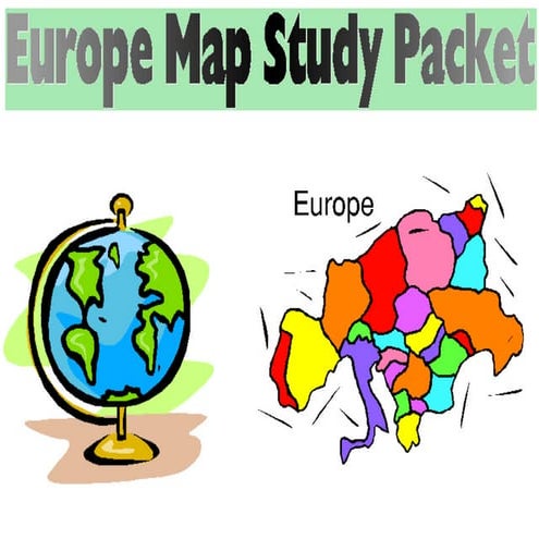 Europe map packet | PPT