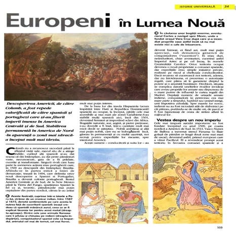 Europeni in lumea noua | PDF