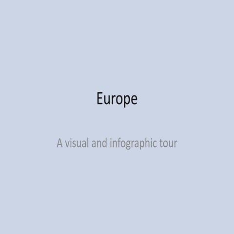 Europe Visual and Infographic Tour | PPTX