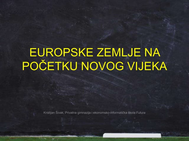 Apsolutistička i parlamentarna monarhija | PPTX