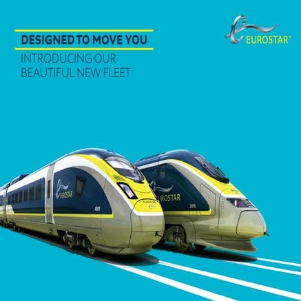 Eurostar new fleet brochure for travel agents | PDF | Rail Travel ...