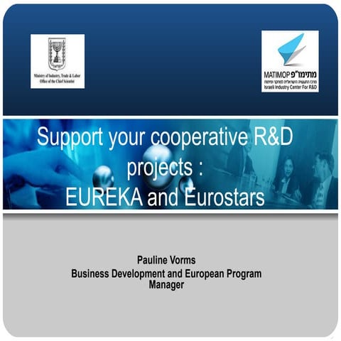 EUREKA and Eurostars | PPT