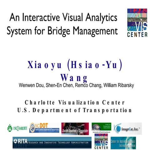 Interactive Visual Analysis for In-Depth Bridge Management | PPT