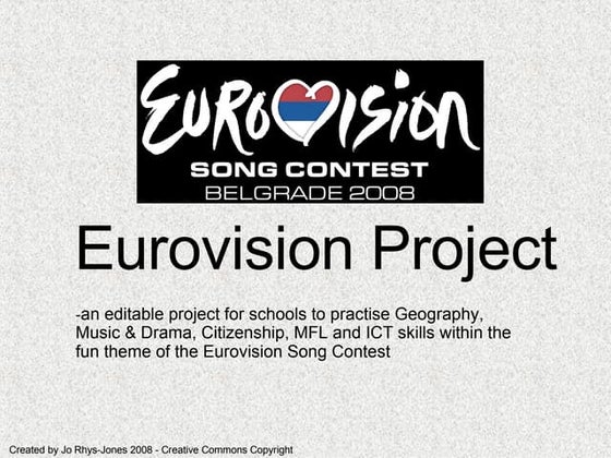 Eurovision Social Media | Infographic | PPT