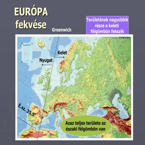 Európa bevezető - természetföldrajz, nyelvek | PPT