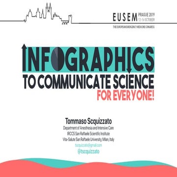 Infographics To Communicate Science for Everyone | EUSEM Prague 2019 | PDF