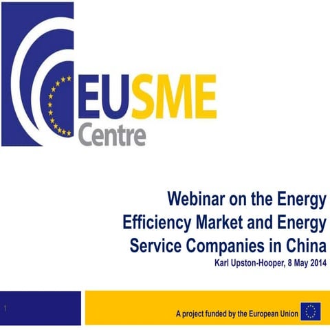 Energy Efficiency and ESCO Companies in China | PPTX