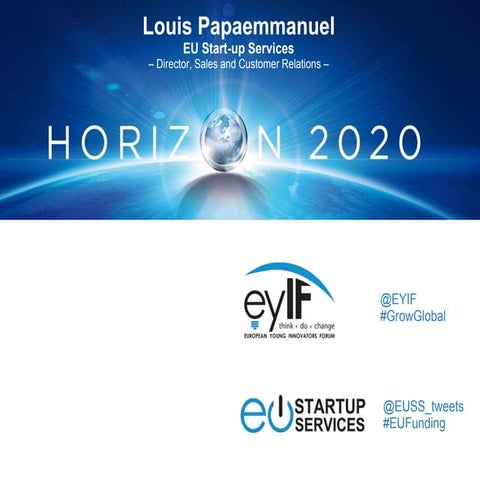 EU Startup Services Capital Week AMS presentation 25-9 | PPT