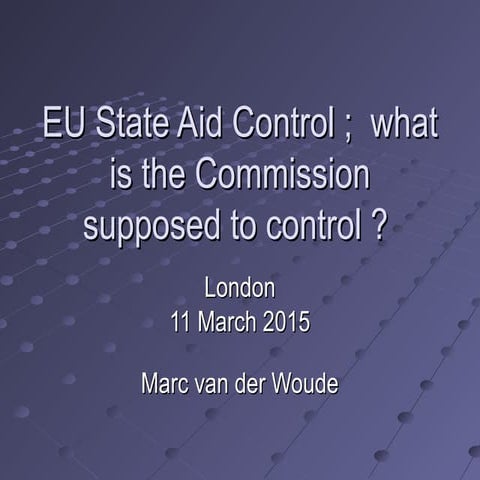 Eu state aid | PPT