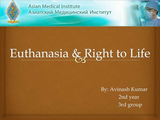 Introduction to Euthanasia – Medically Assisted Murder or Mercy Killing ...