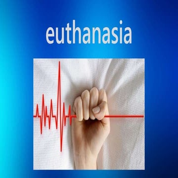 Euthanasia ppt | PPTX