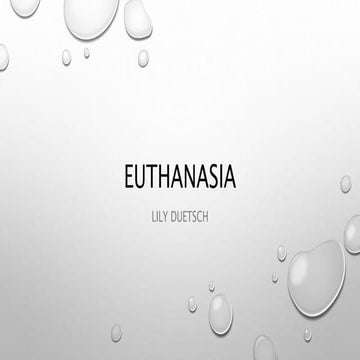 Euthanasia | PPTX