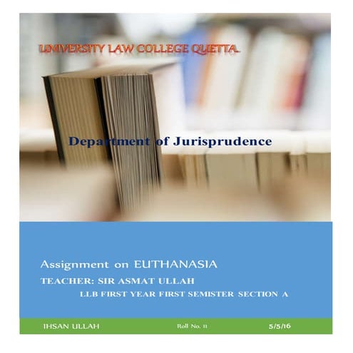 Euthanasia presentation | DOCX