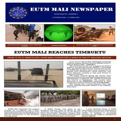 PUBLIC AFFAIRS OFFICER EUTM MALI EUROPEAN UNION | PDF