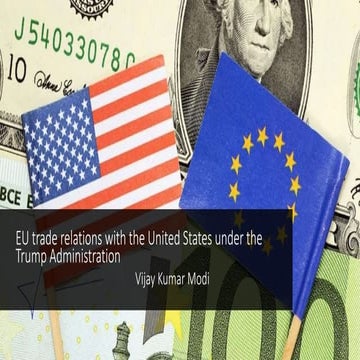 Eu trade relations with the united states under the trump ...