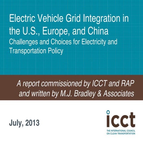 Electric Vehicle Grid Integration in the U.S., Europe, and China | PDF