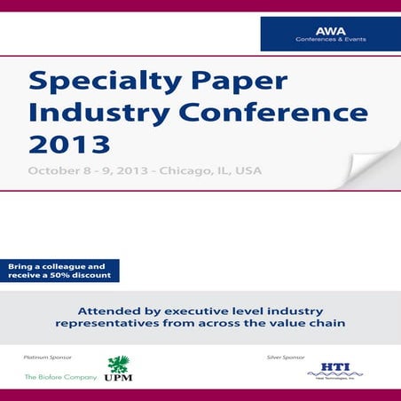 AWA Specialty Paper Industry Conference | PDF